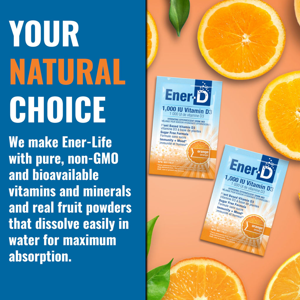 easy-to-mix vitamin drink packets