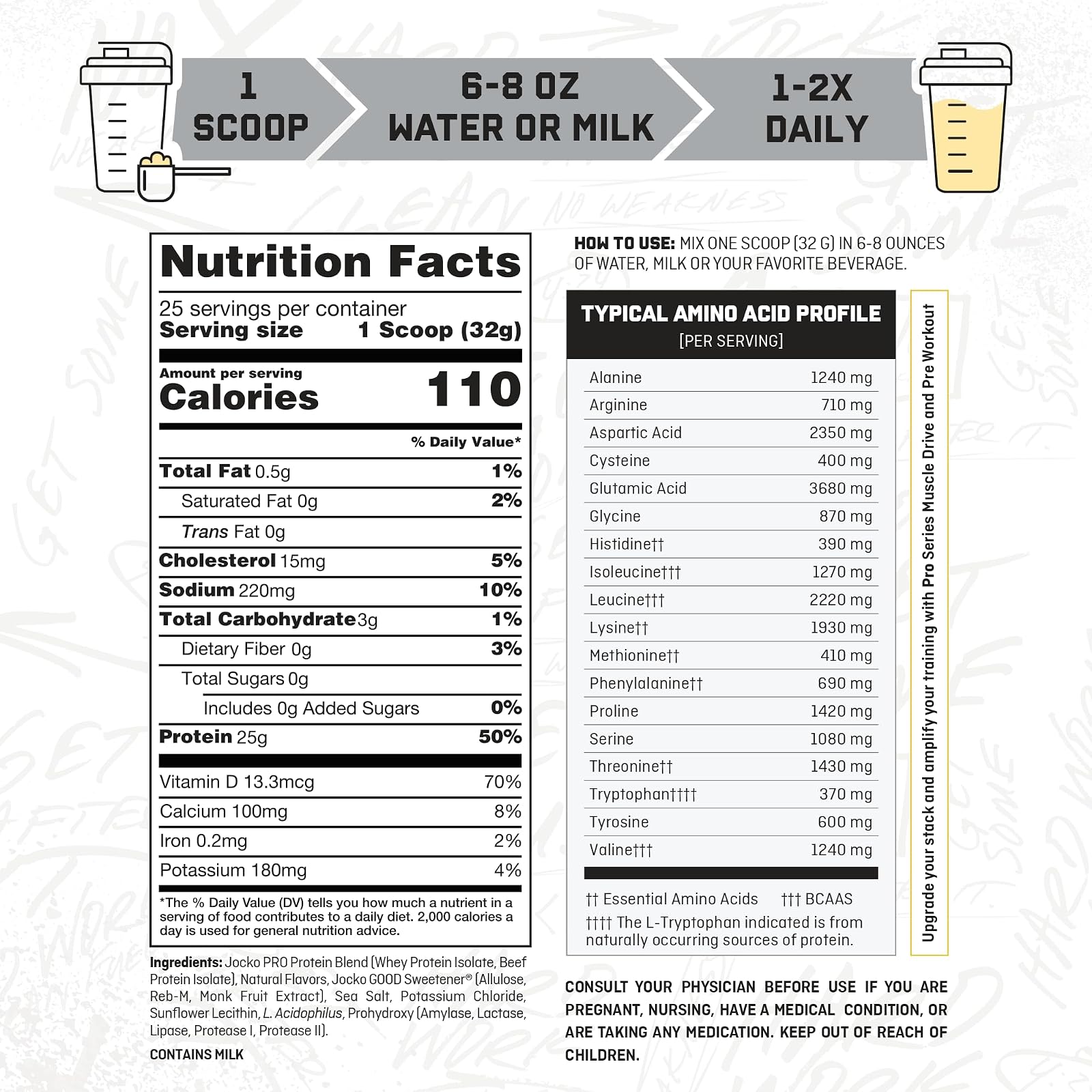 easy-to-mix whey protein isolate