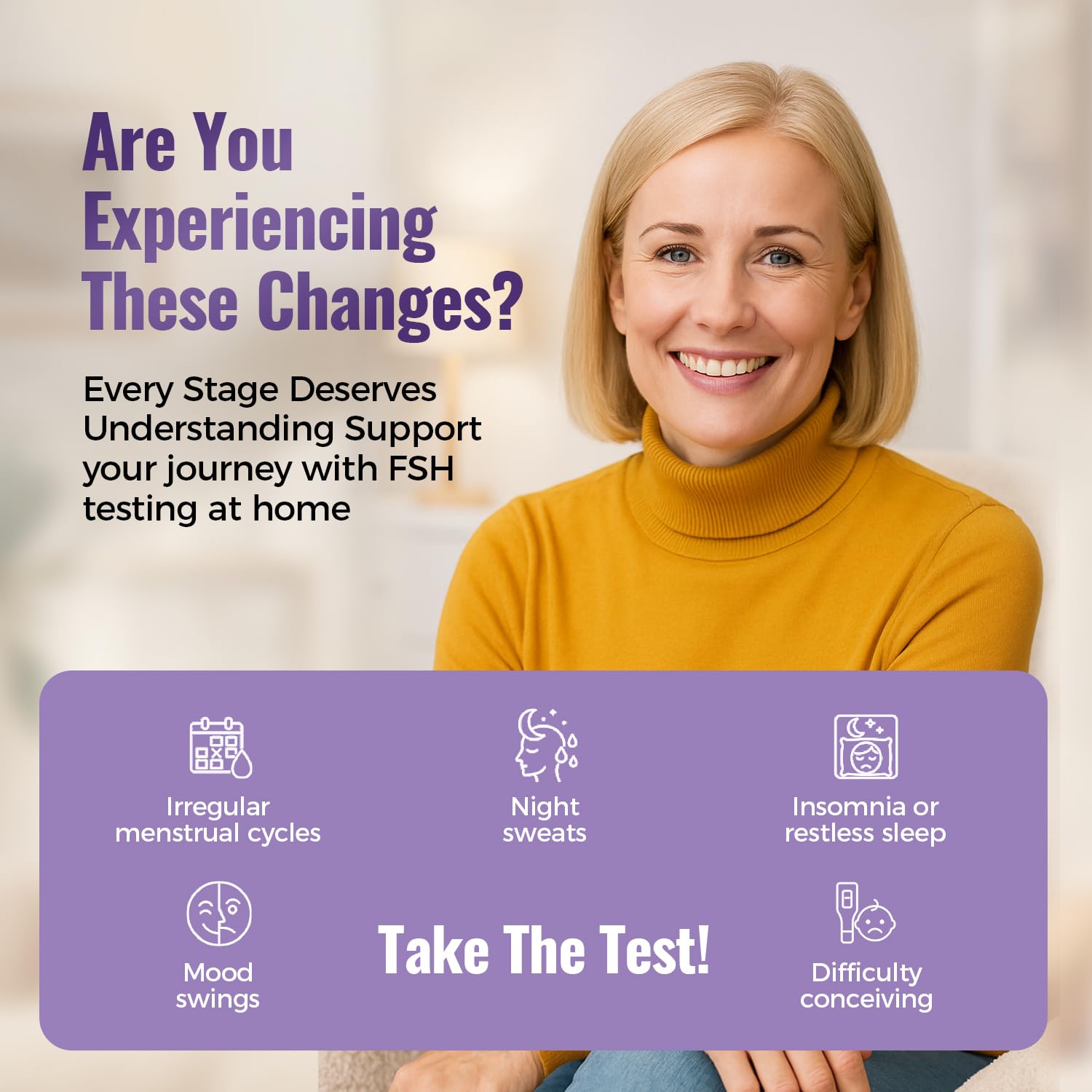 easy to read menopause test strips