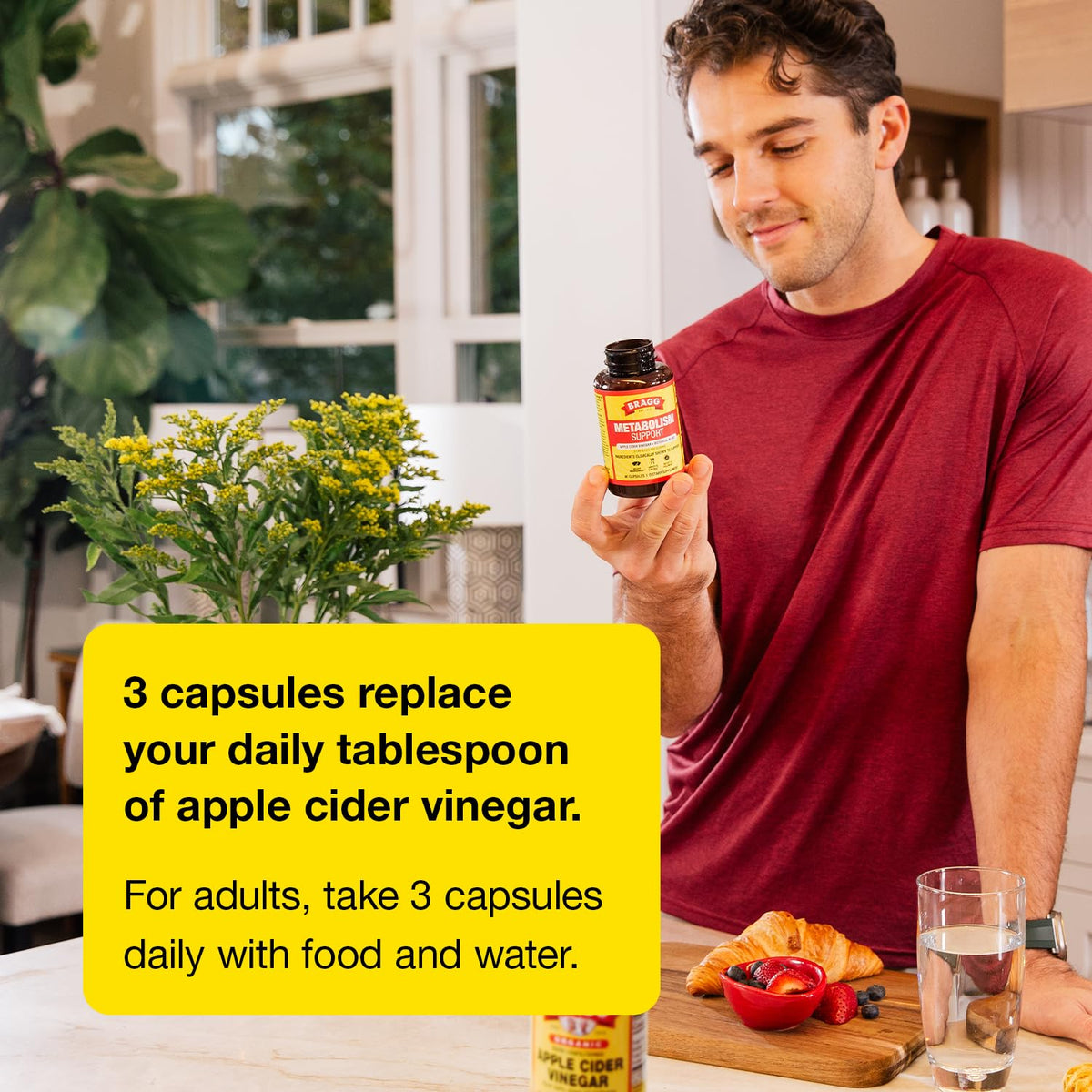 easy-to-swallow apple cider vinegar capsules