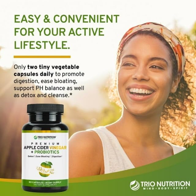 easy to swallow apple cider vinegar capsules