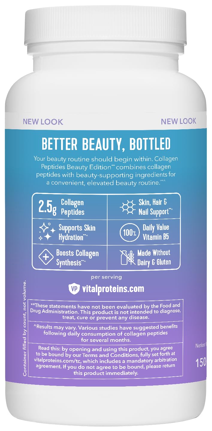 easy-to-swallow beauty collagen capsules