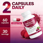 Easy-to-swallow beet root capsules