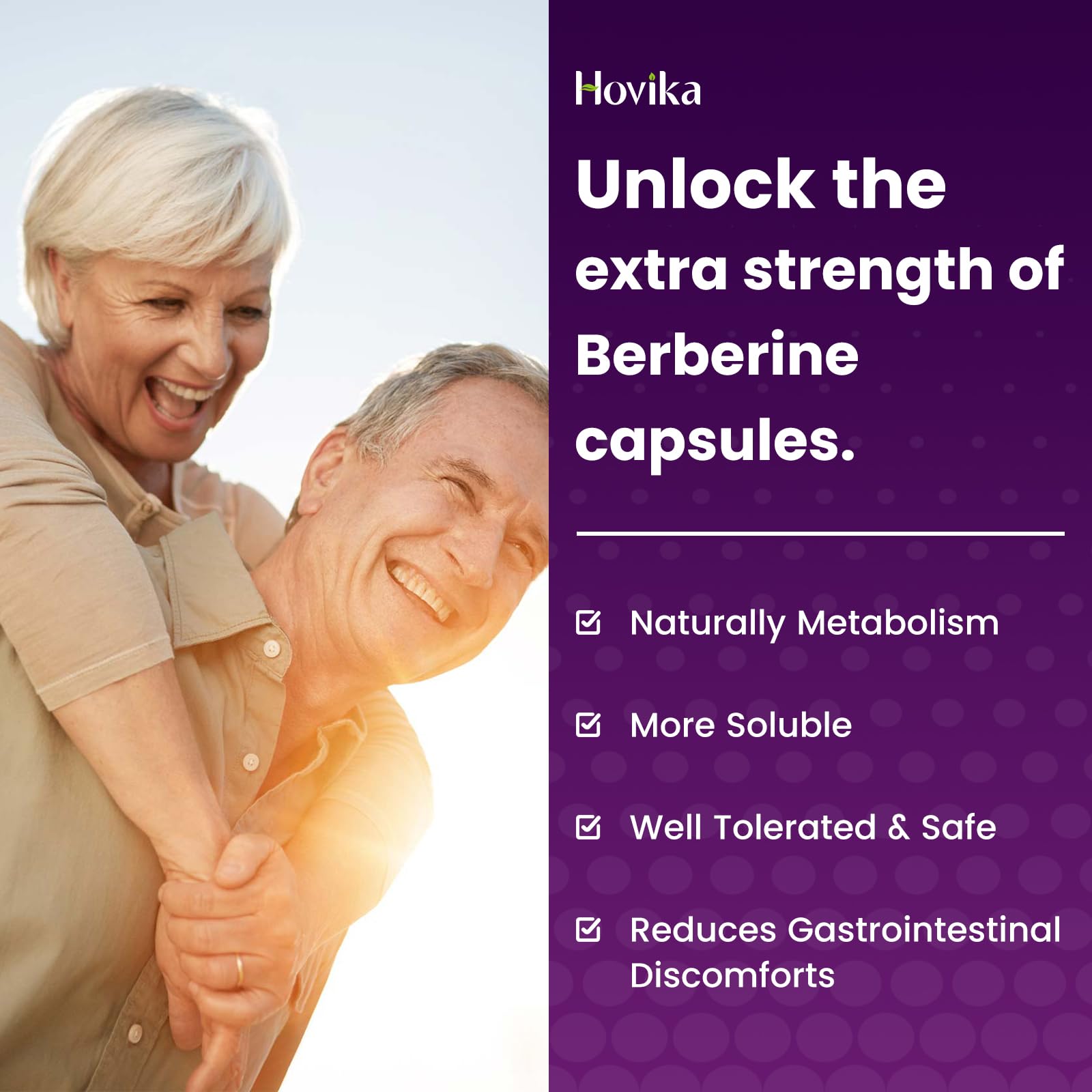Easy to swallow berberine capsules
