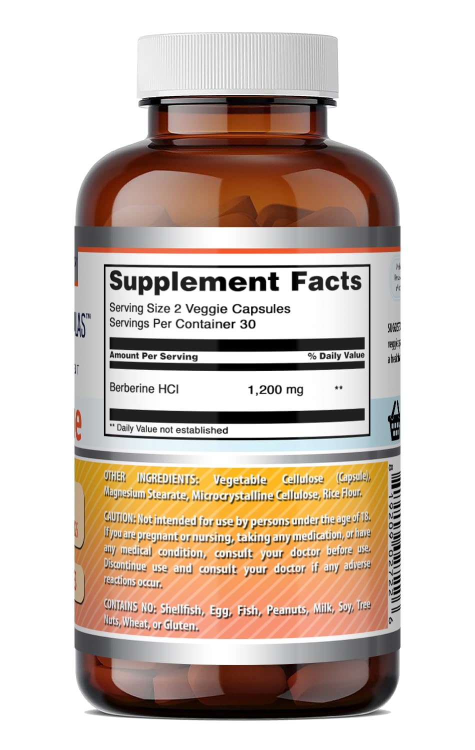 easy-to-swallow berberine capsules