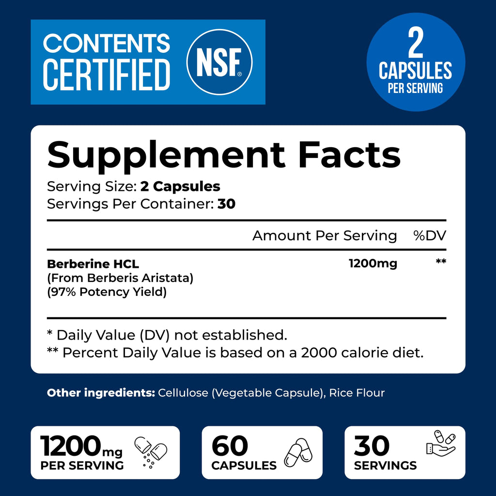 easy to swallow berberine capsules