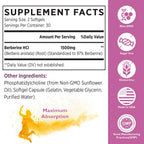 easy-to-swallow berberine softgels
