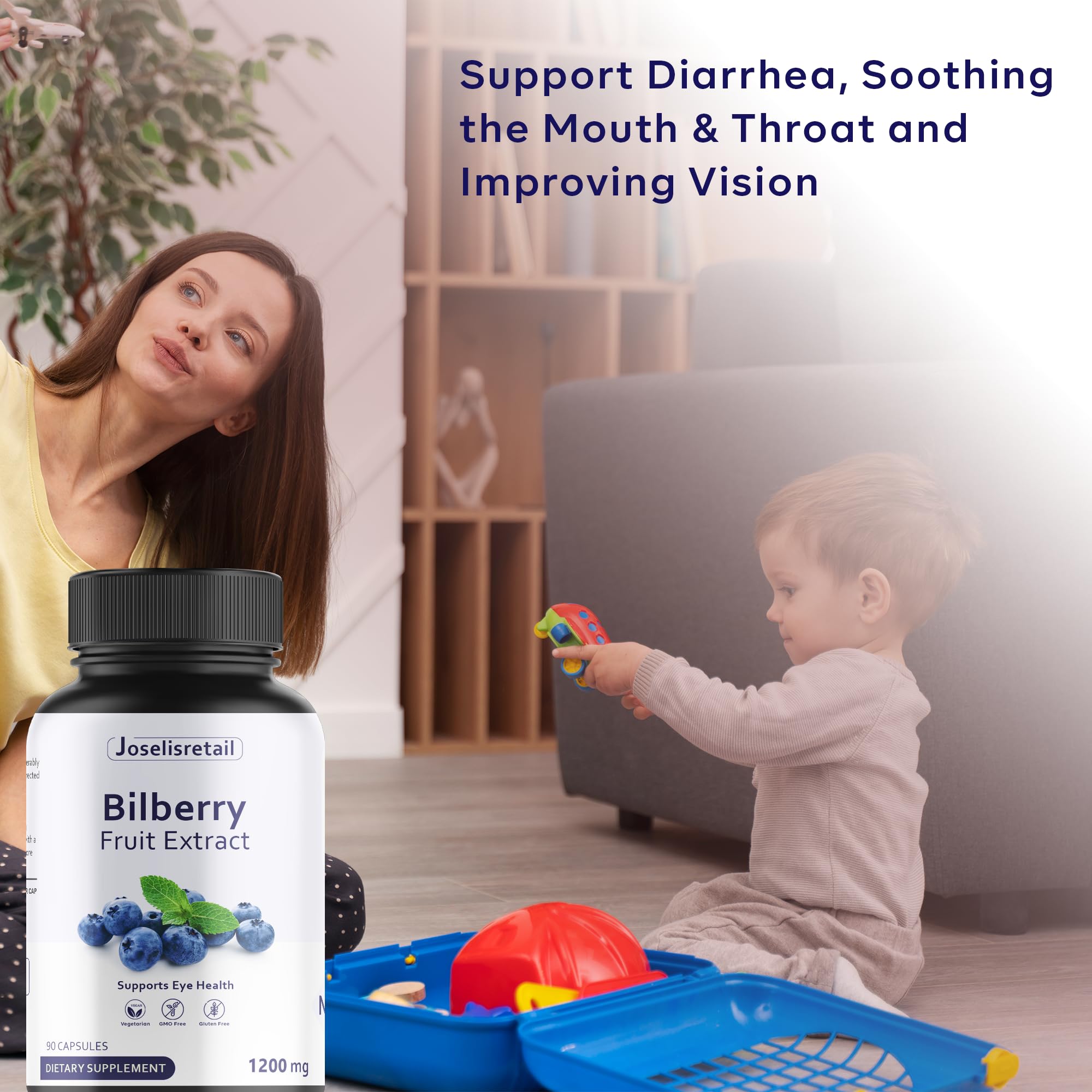 easy to swallow bilberry capsules