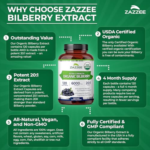 easy-to-swallow bilberry capsules