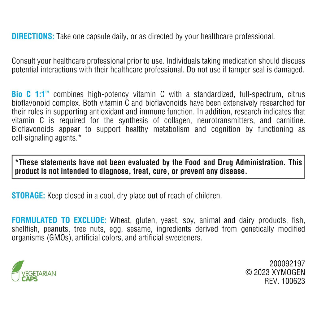 easy to swallow Bio C capsules