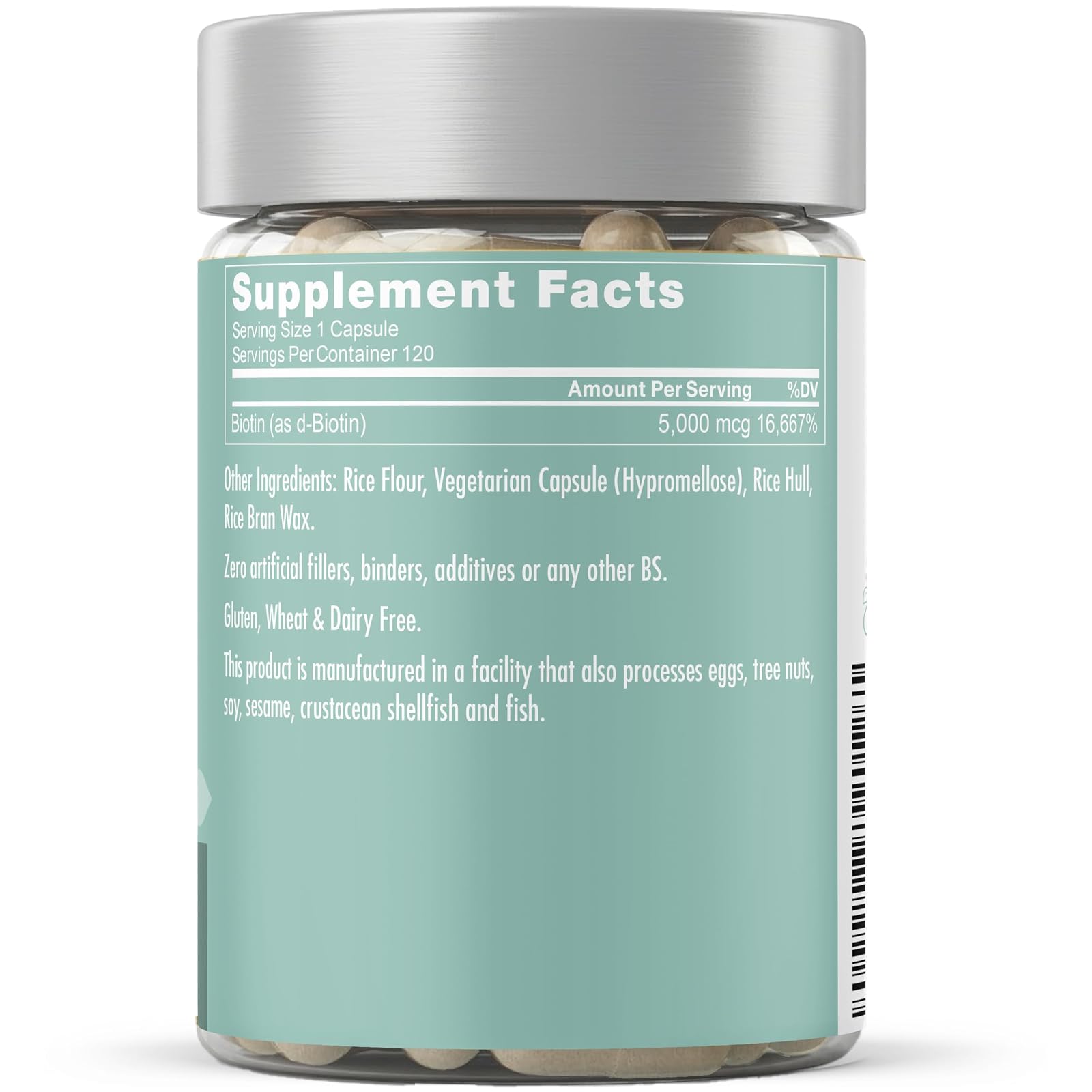 easy-to-swallow biotin capsules