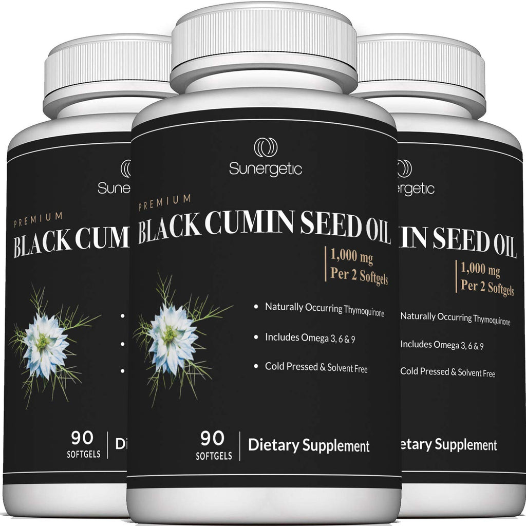 easy-to-swallow black seed oil softgels