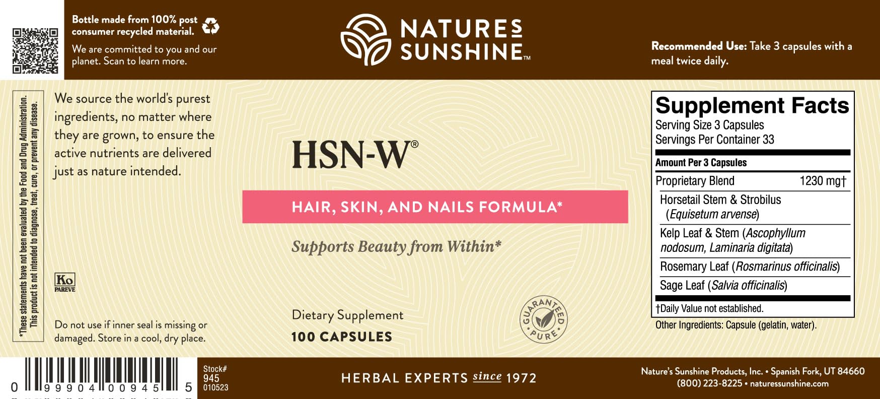 easy-to-swallow blended vitamin capsules