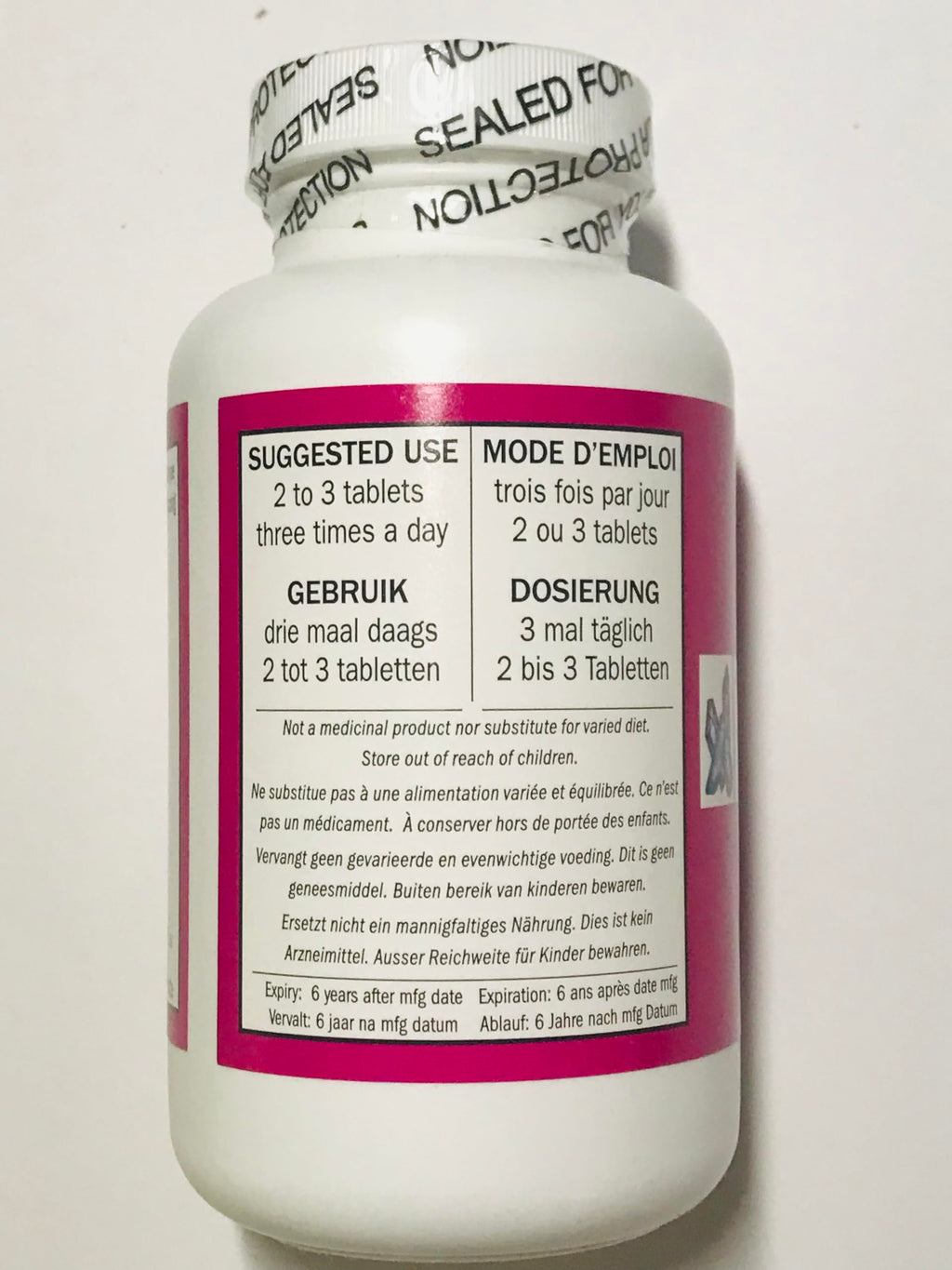 easy-to-swallow blended vitamin & mineral tablets