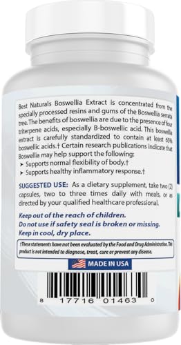 easy-to-swallow Boswellia capsules