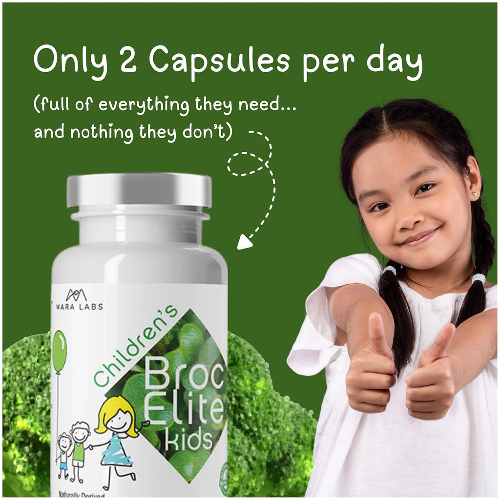 easy-to-swallow broccoli capsules for kids