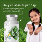 easy-to-swallow broccoli capsules for kids