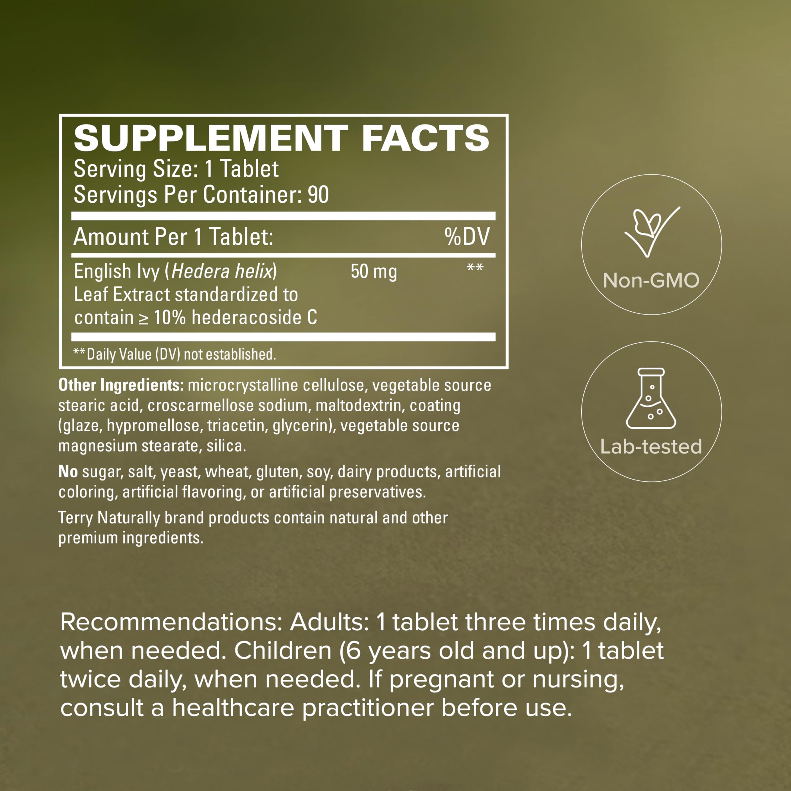 easy-to-swallow bronchial tablets
