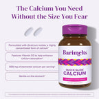 easy-to-swallow calcium caplets