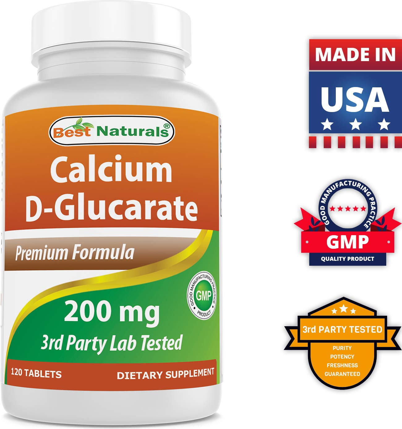 easy-to-swallow calcium D-glucarate