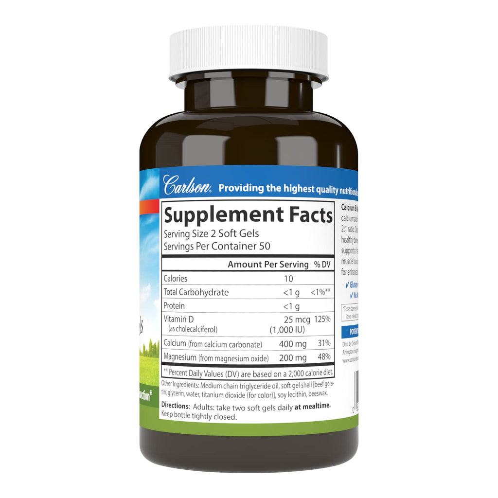 easy to swallow calcium softgels