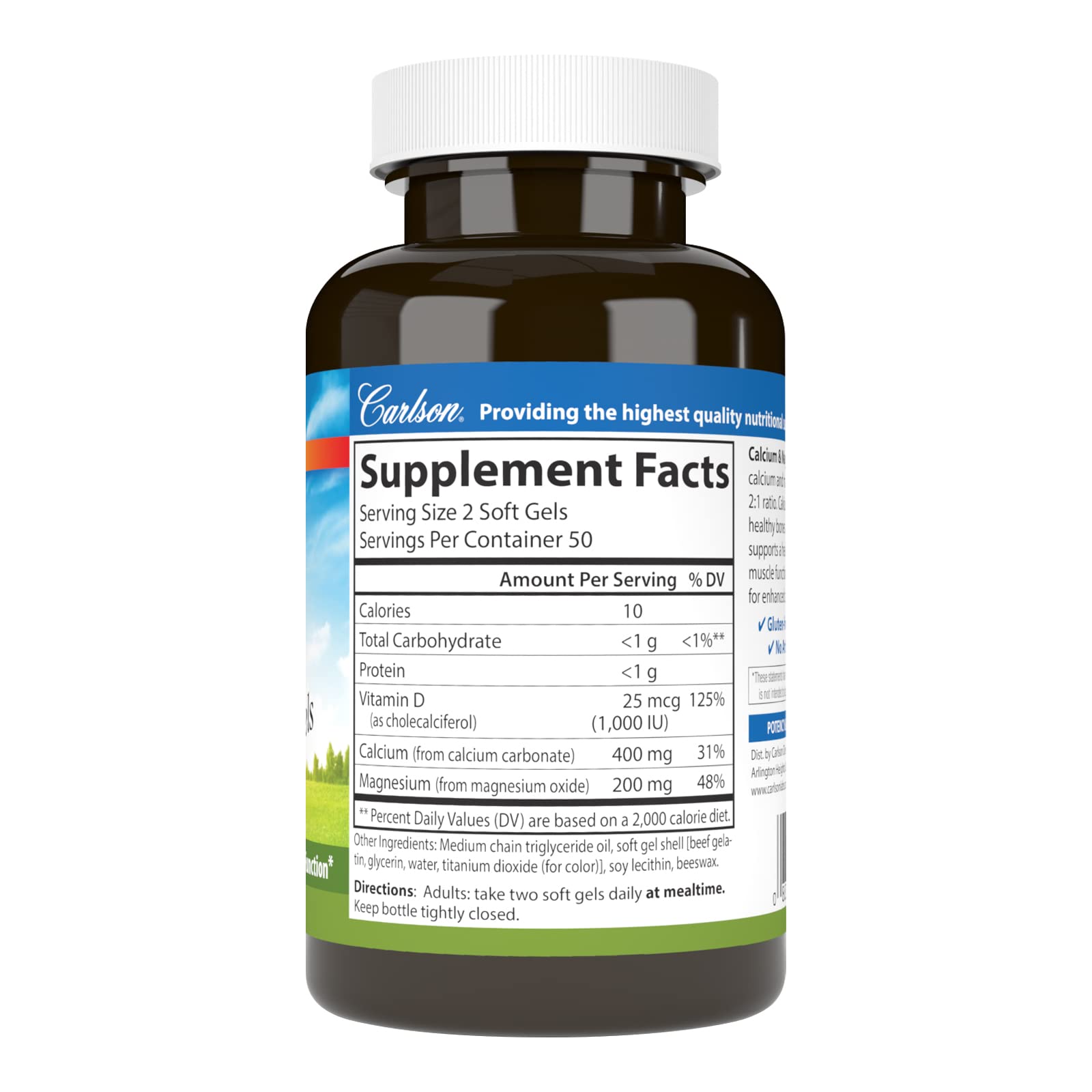 easy to swallow calcium softgels