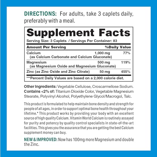 easy to swallow calcium supplement caplets