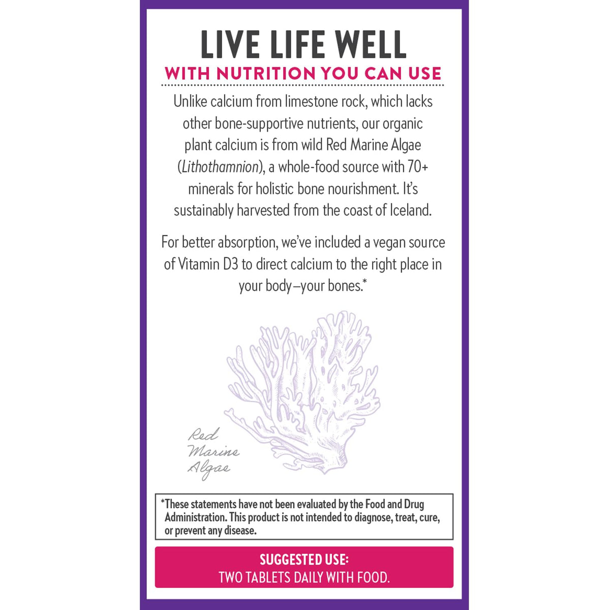 easy-to-swallow calcium tablets