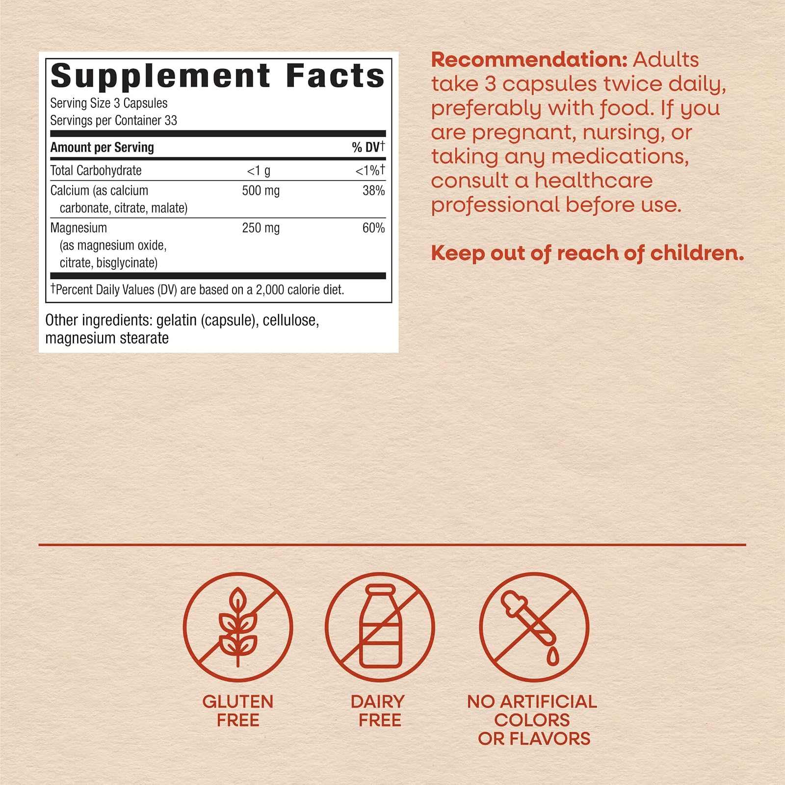 easy-to-swallow calcium tablets