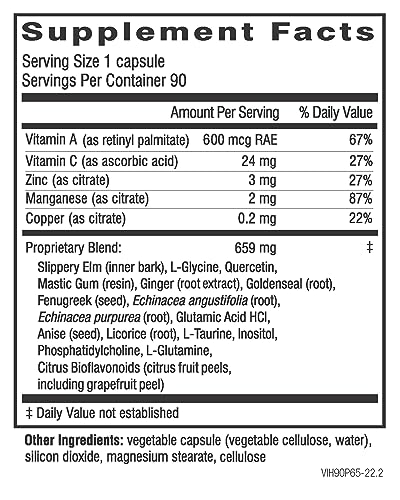 easy-to-swallow capsules for gut support