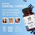 easy-to-swallow charcoal capsules