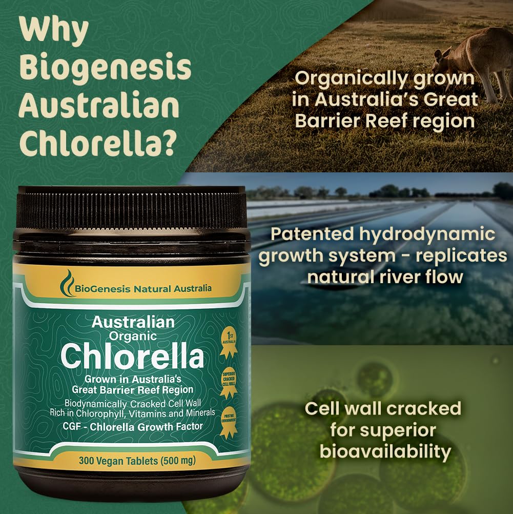 easy-to-swallow chlorella tablets