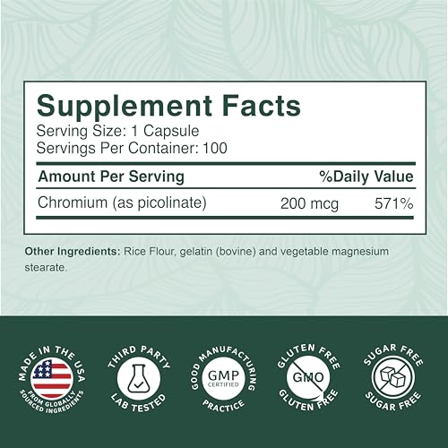 easy to swallow chromium capsules