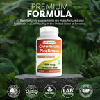 easy-to-swallow chromium picolinate tablets