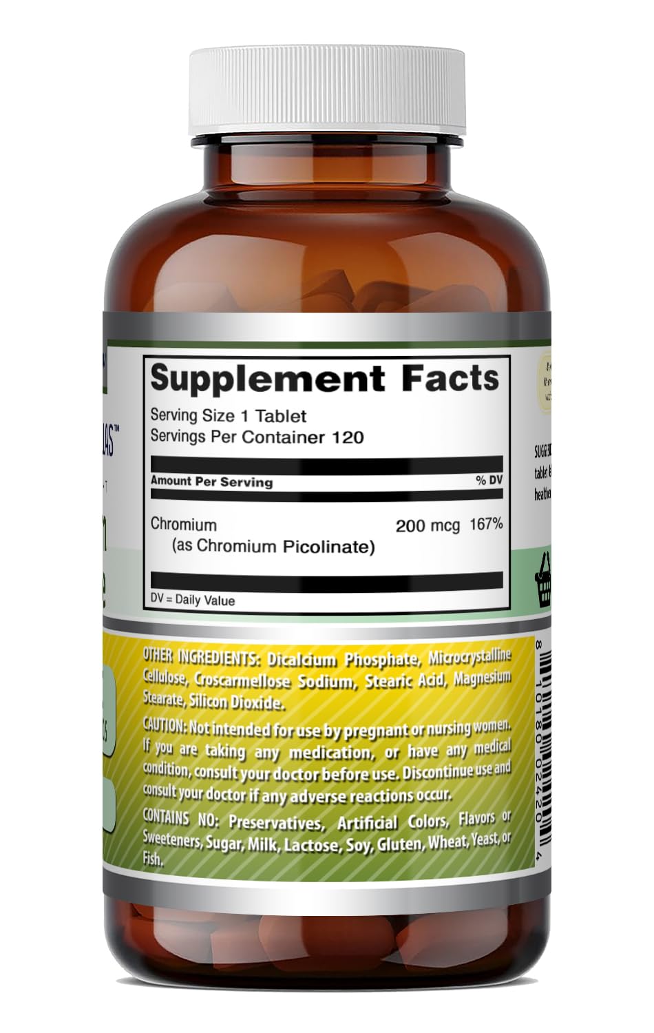 easy to swallow chromium tablets