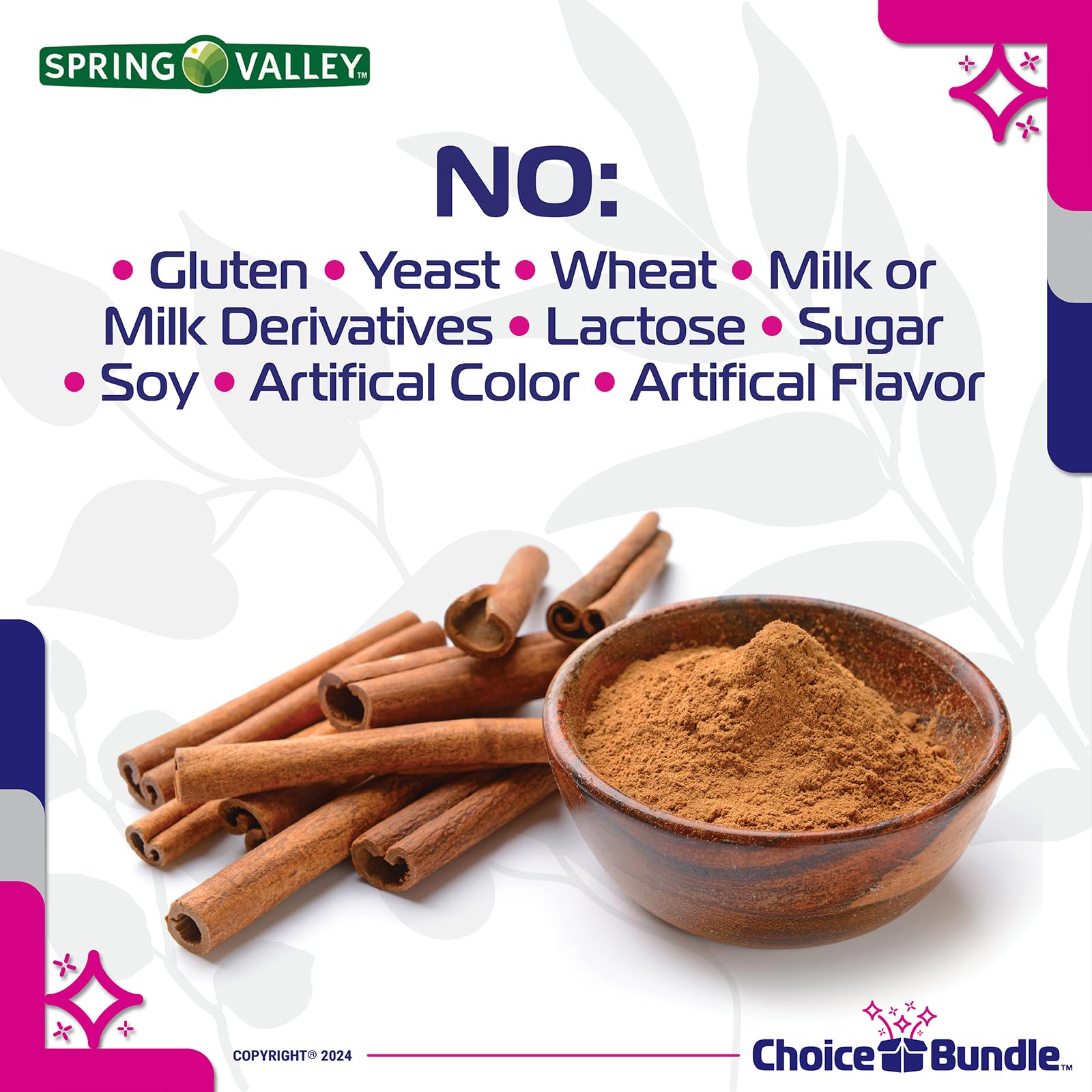 easy-to-swallow cinnamon vegetarian pills