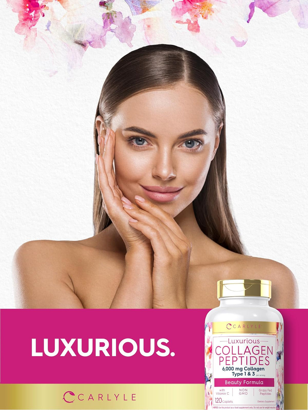 Easy-to-swallow collagen caplets