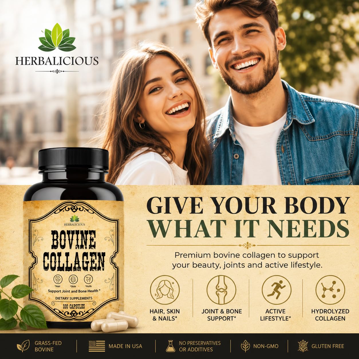 easy-to-swallow collagen capsules