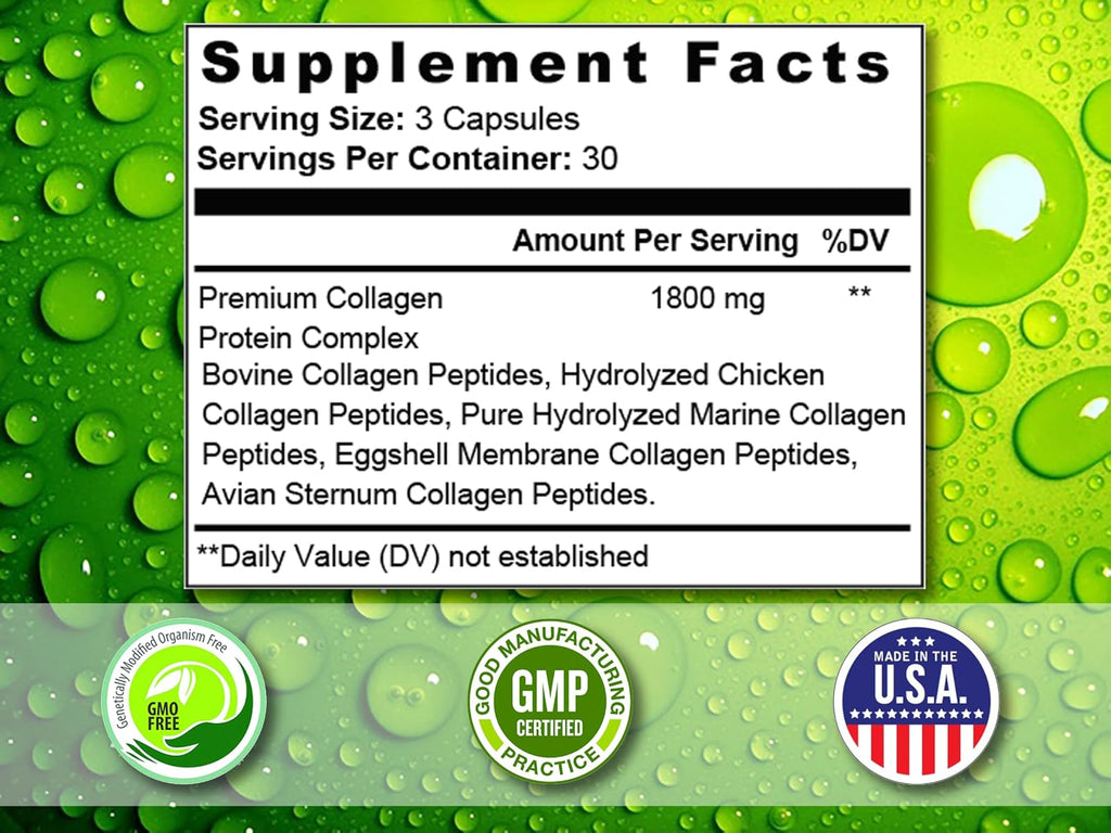 easy to swallow collagen capsules