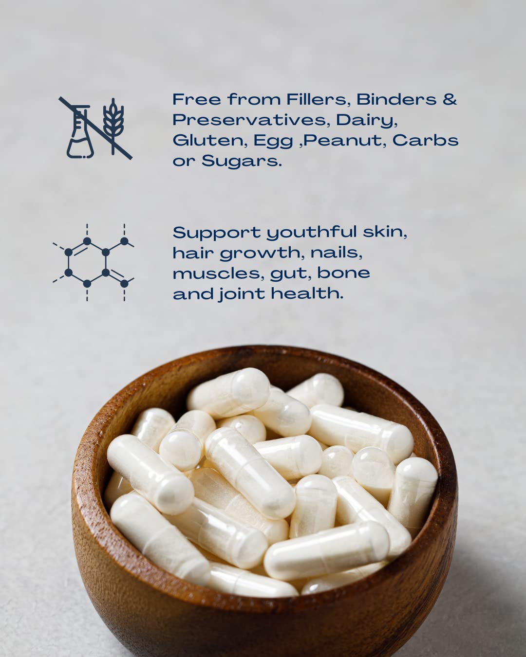 easy to swallow collagen capsules
