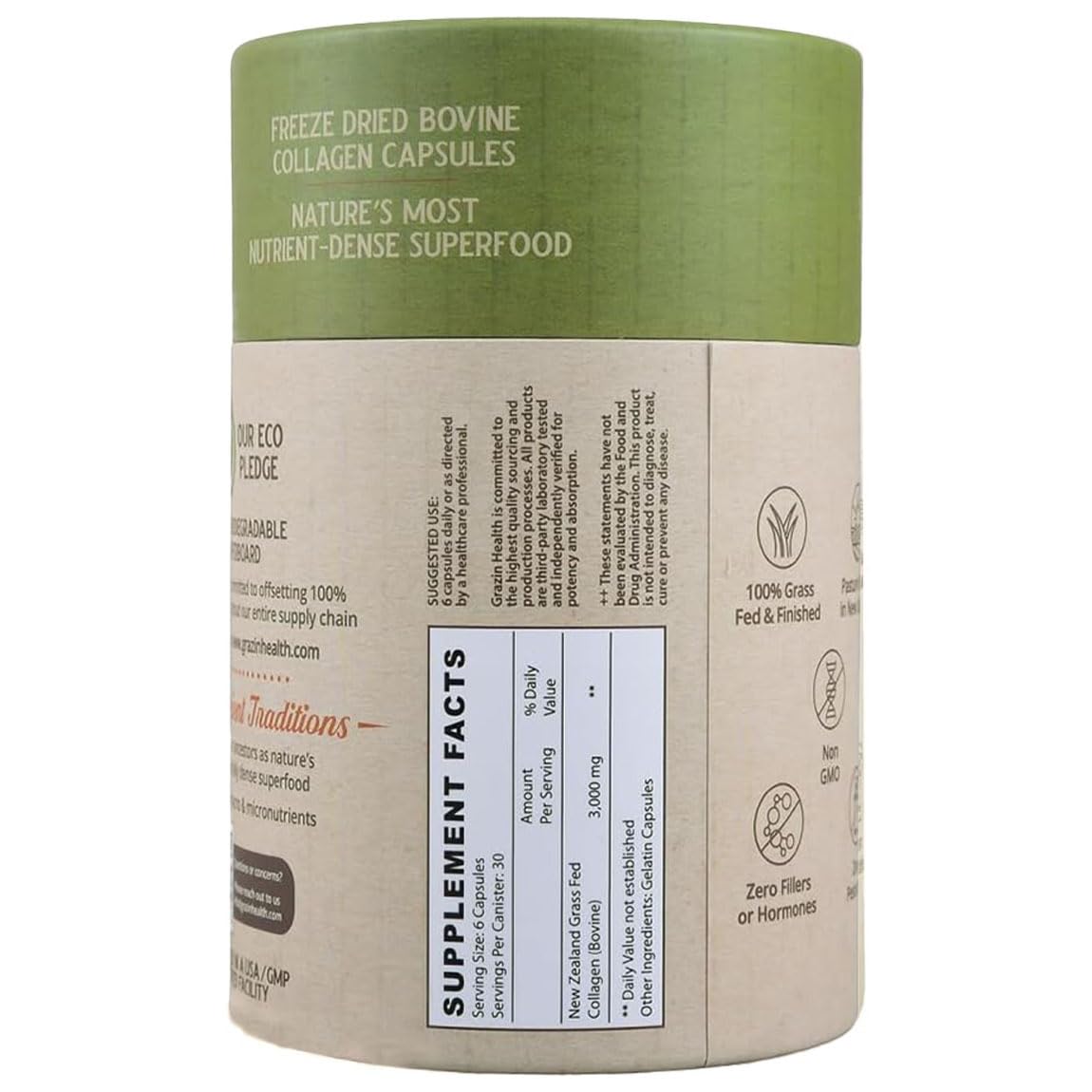 Easy-to-swallow collagen capsules