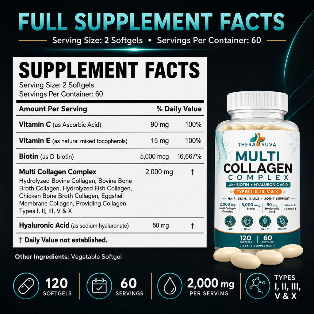easy-to-swallow collagen softgels