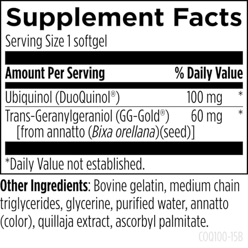 easy-to-swallow coq10 softgels
