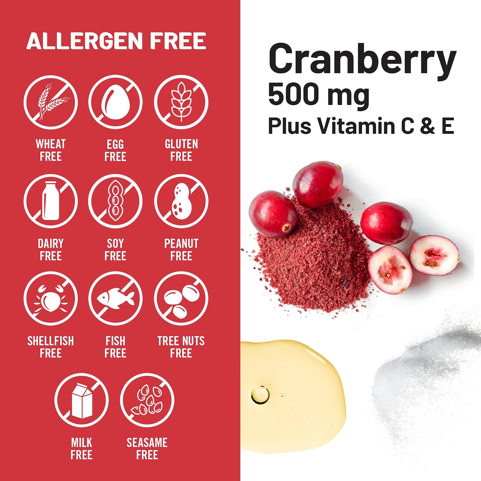 easy-to-swallow cranberry capsules
