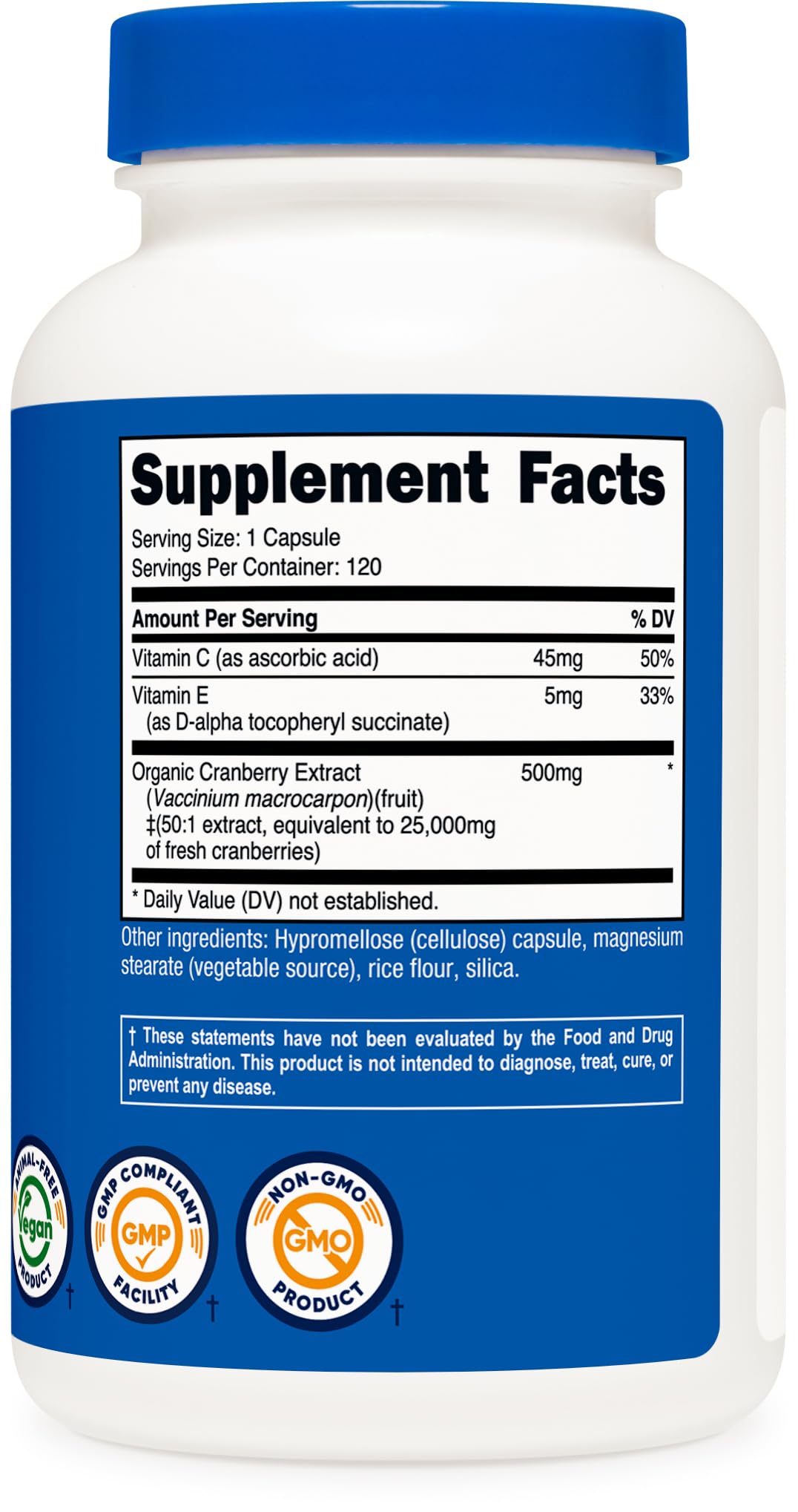 easy-to-swallow cranberry capsules