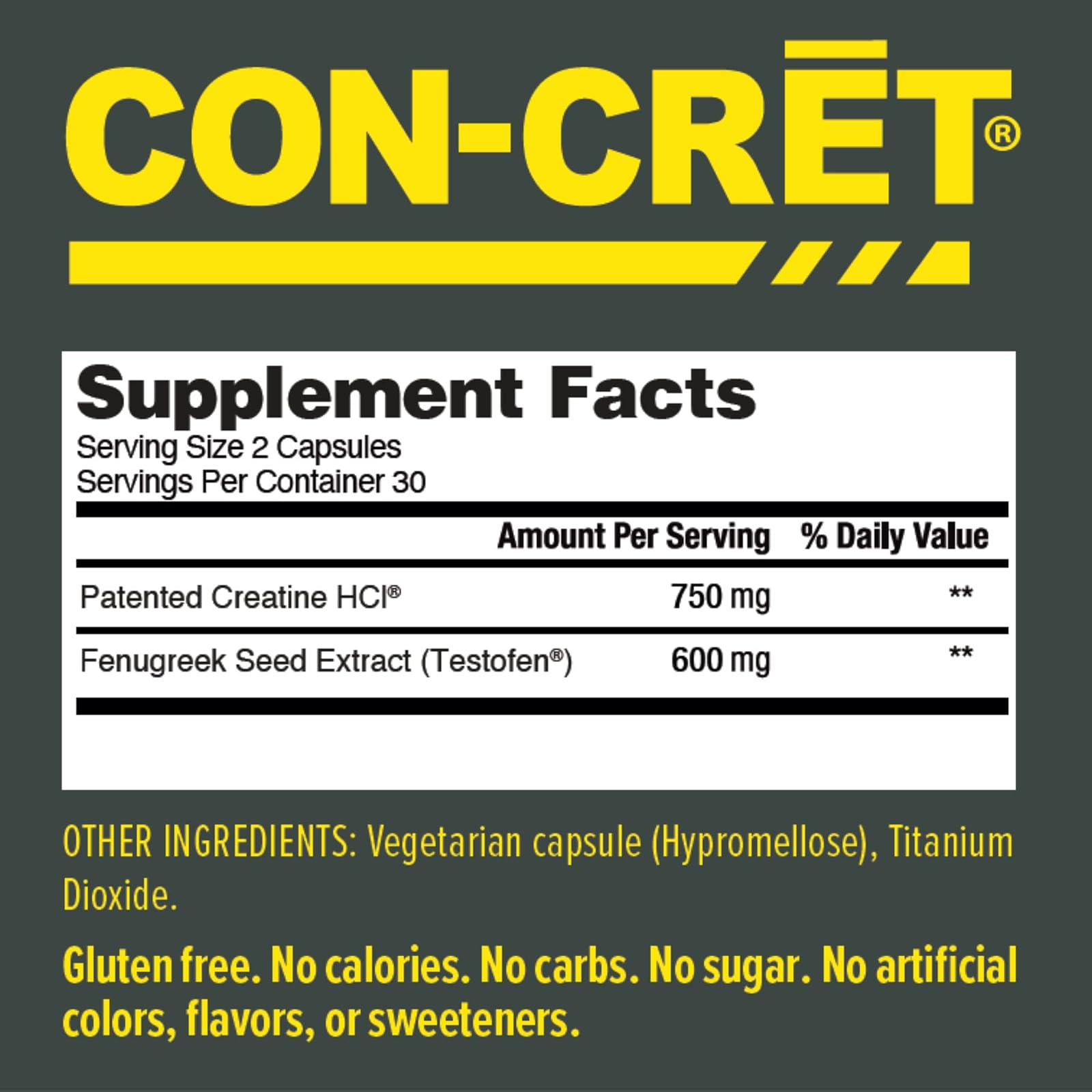 easy-to-swallow creatine capsules