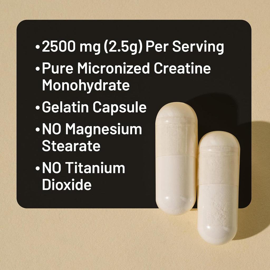 easy-to-swallow creatine capsules