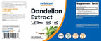 easy-to-swallow dandelion herbal capsules