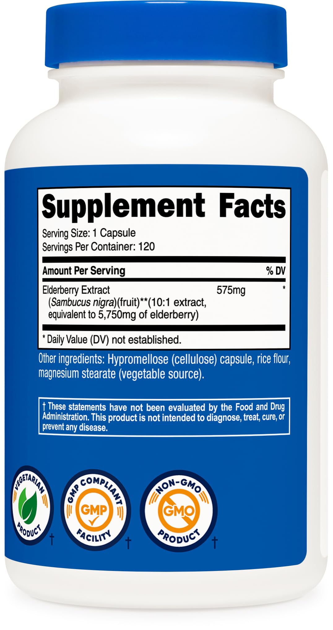 easy-to-swallow elderberry capsules for adults