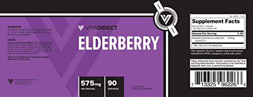 easy-to-swallow elderberry veggie capsules